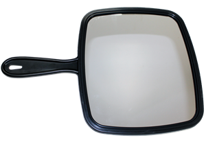 Black Hand Mirror – Salon Innovations