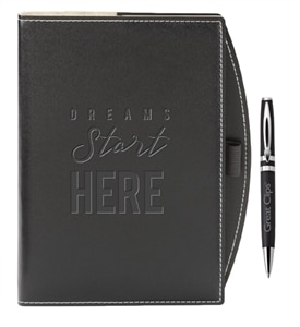 Journal Combo with Pen – Black – Salon Innovations