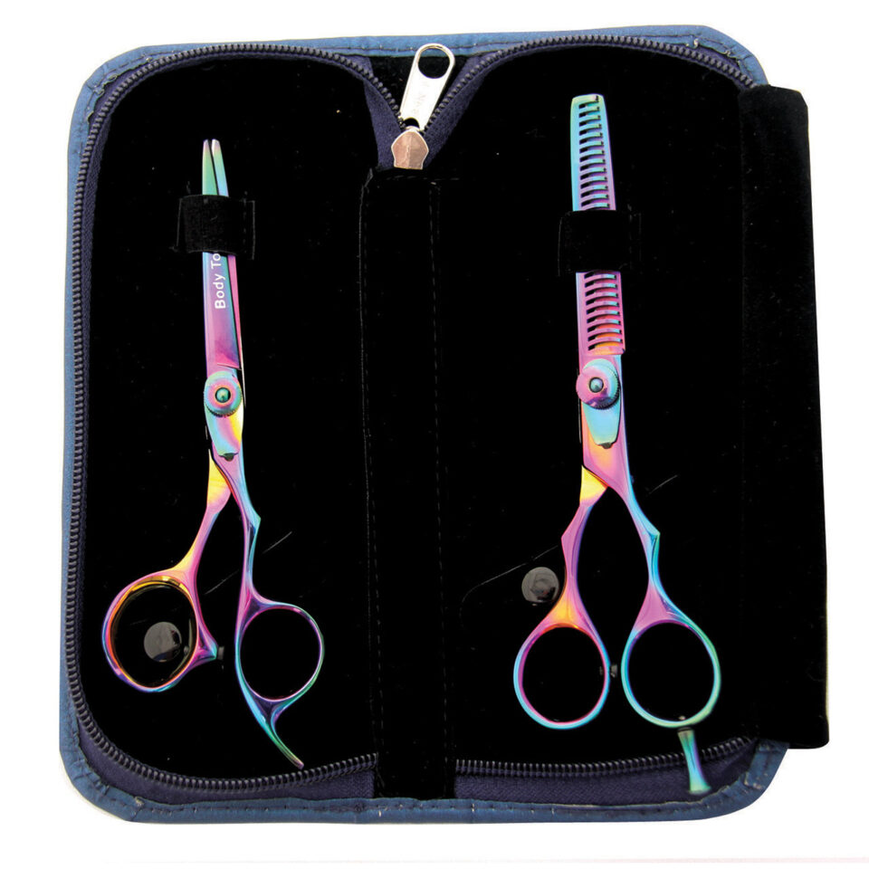 Rainbow Titanium Shear Duo – Salon Innovations