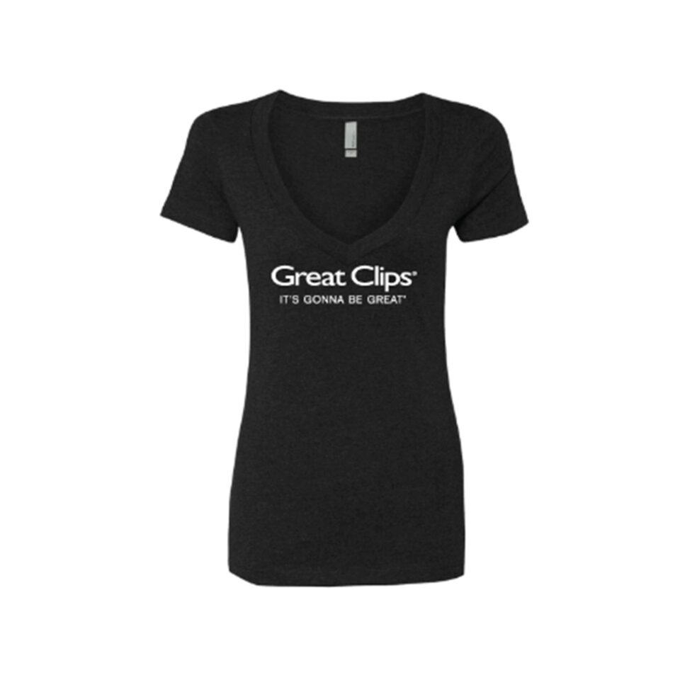 Women’s Basic Black V-neck T-Shirt – Salon Innovations Women’s Basic Black V-neck T-Shirt – Salon Innovations