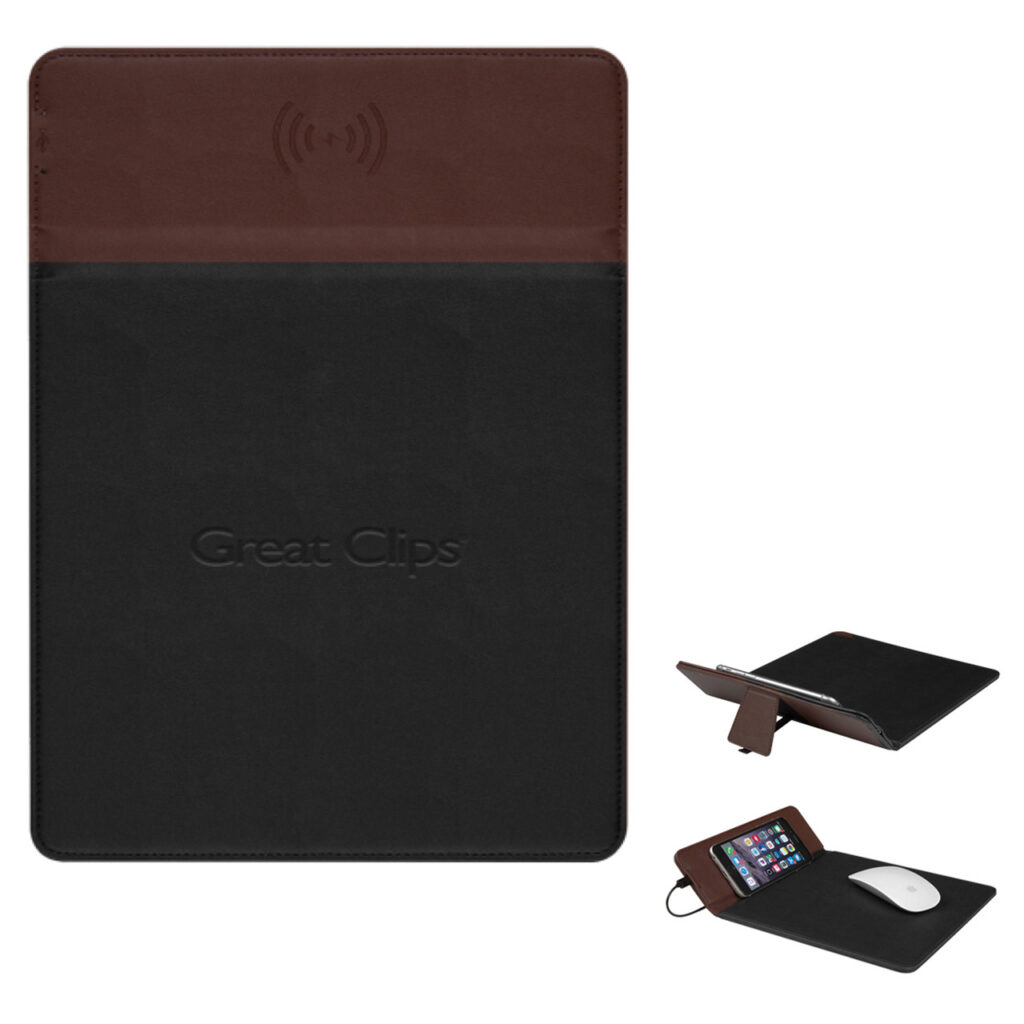 Wireless Charging Mouse Pad With Phone Stand Salon Innovations