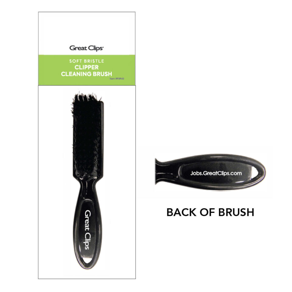 Great Clips Black Soft Bristle Clipper Cleaning Brush – Salon Innovations