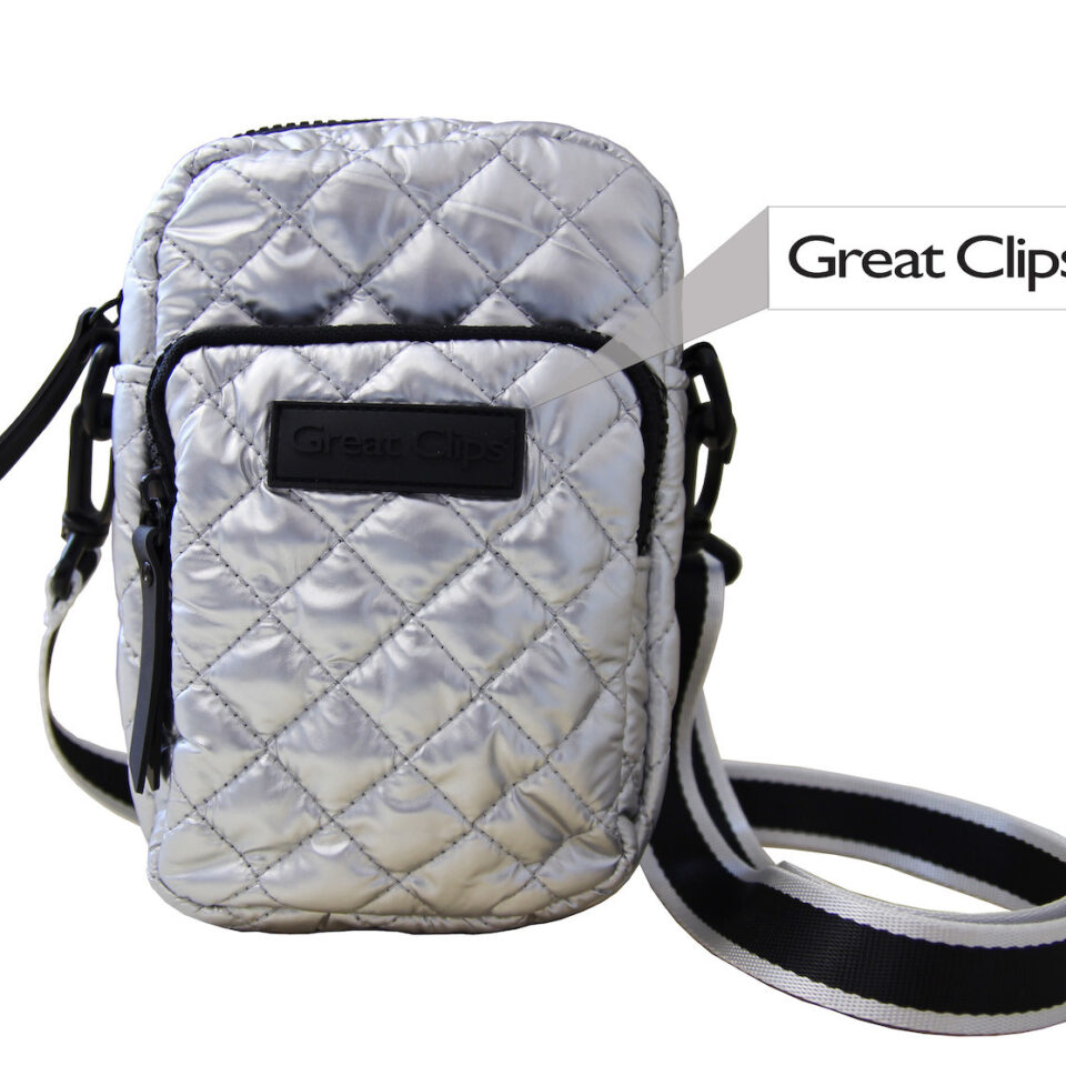 Quilted Silver Crossbody Bag – Salon Innovations