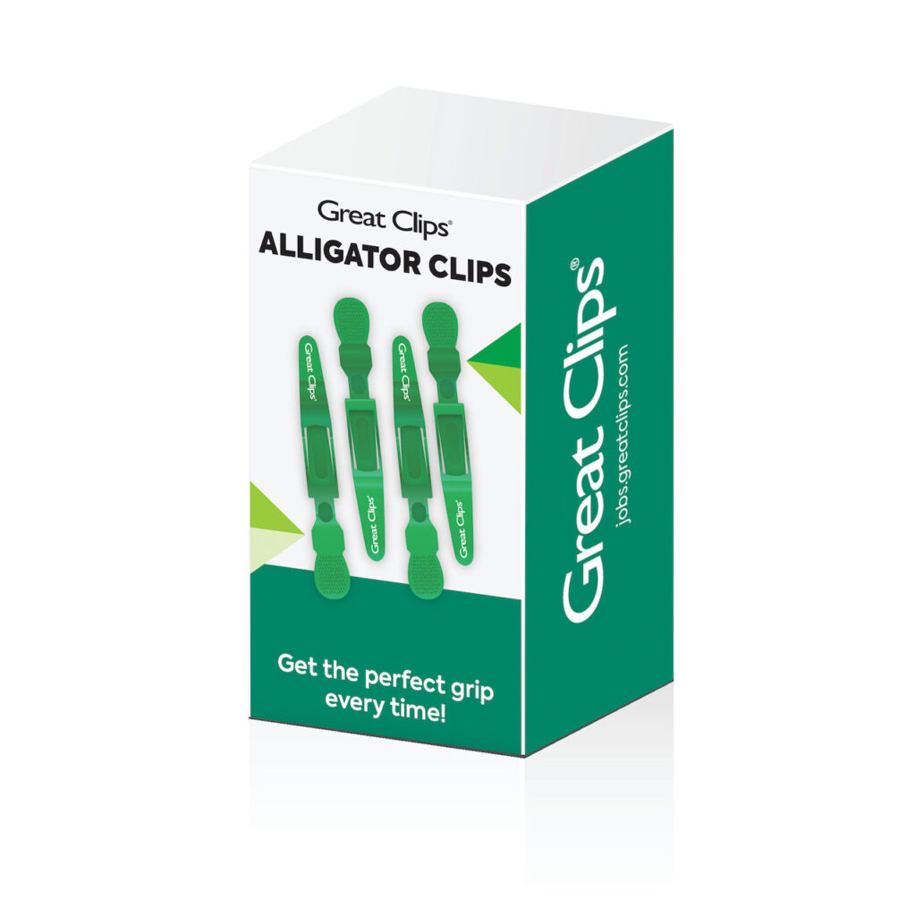 Emerald Alligator Clips 4pk-w/Great Clips Logo – Salon Innovations