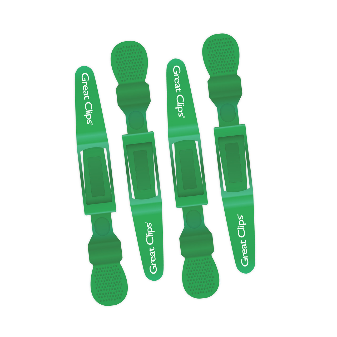 Emerald Alligator Clips 4pk-w/Great Clips Logo – Salon Innovations