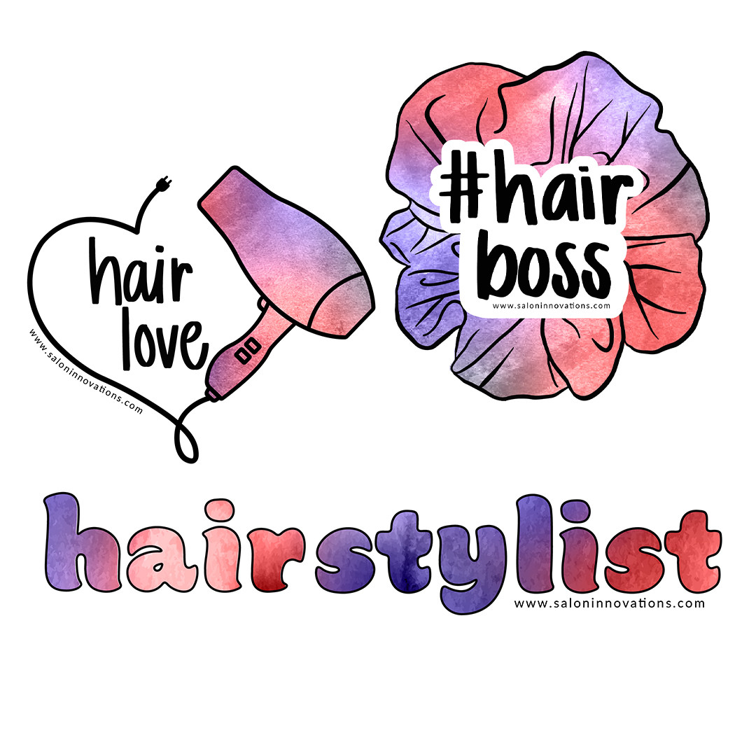 3 Pack of Stylist Stickers – Salon Innovations