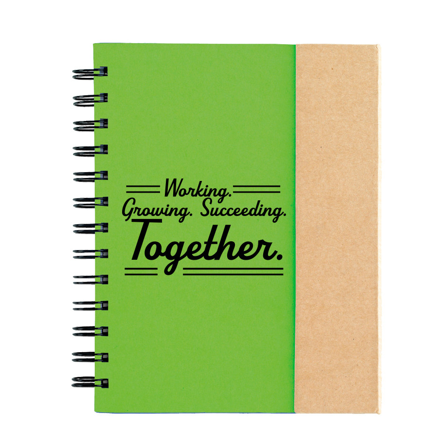 Spiral Notebook with Sticky Notes and Flags – Salon Innovations